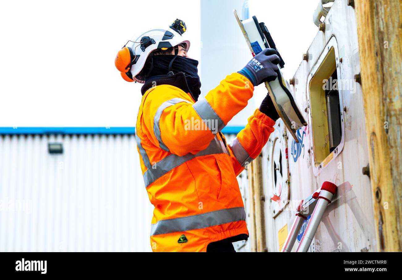 VLISSINGEN - The Belgian rummage team during a presentation about the ...