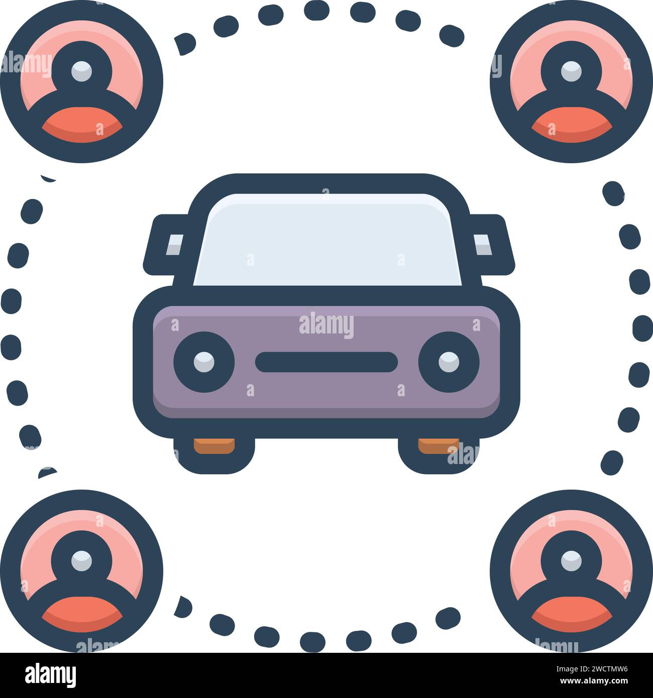 Icon for carsharing,ride Stock Vector Image & Art - Alamy