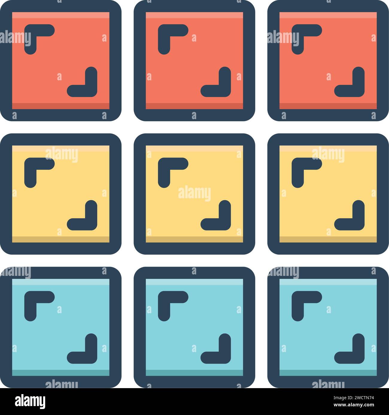 Icon for grid,view Stock Vector Image & Art - Alamy