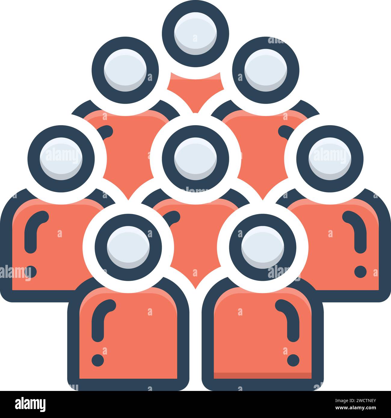 Multitude vector vectors Cut Out Stock Images & Pictures - Alamy