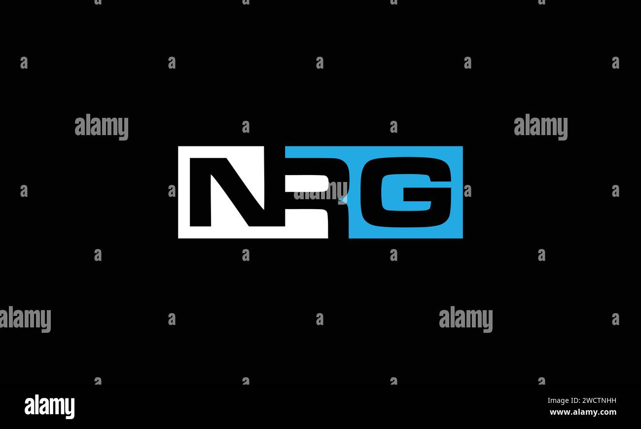 Letter NRG Business Logo Design Alphabet Icon Vector Symbol Stock ...
