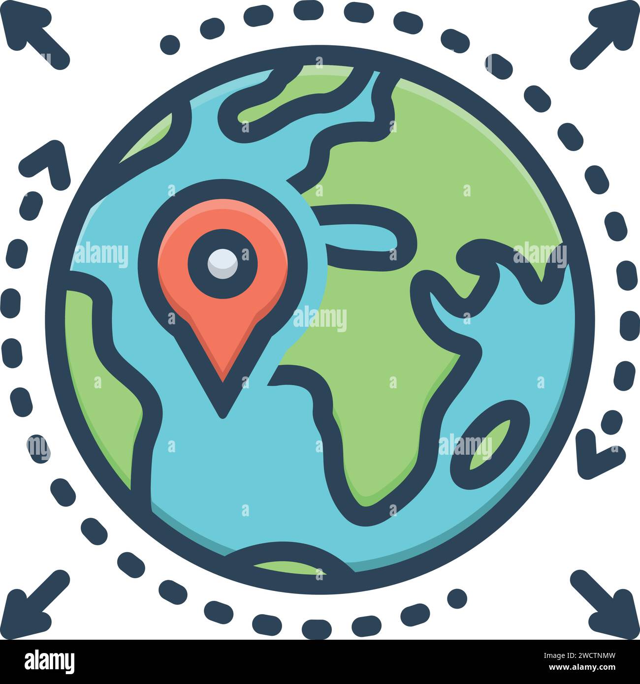 Icon for geo,zone Stock Vector Image & Art - Alamy