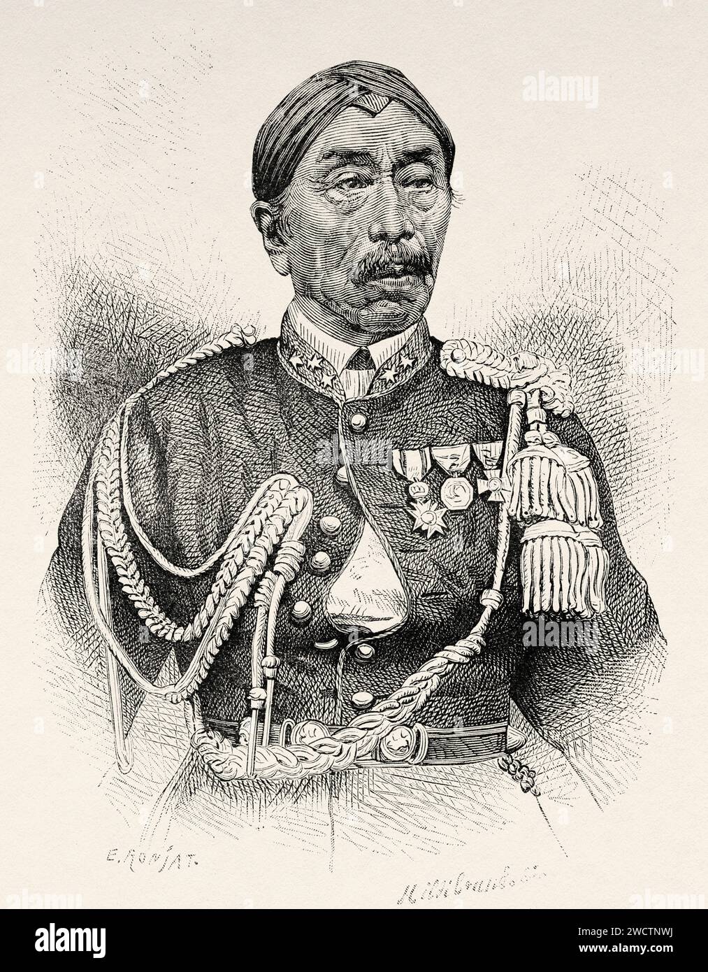 Portrait of the prince Pangeran Adipati Ario Mangkoe Negoro IV (1853 ...