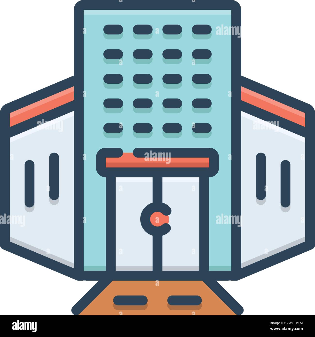 Enterprise building icon hi-res stock photography and images - Alamy