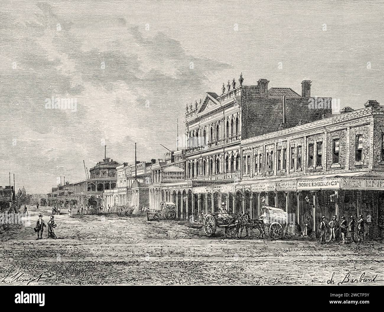 Pall Mall Street, Bendigo city. Victoria, Australia. Six Months in ...