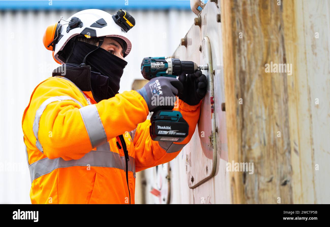 VLISSINGEN - The Belgian rummage team during a presentation about the ...