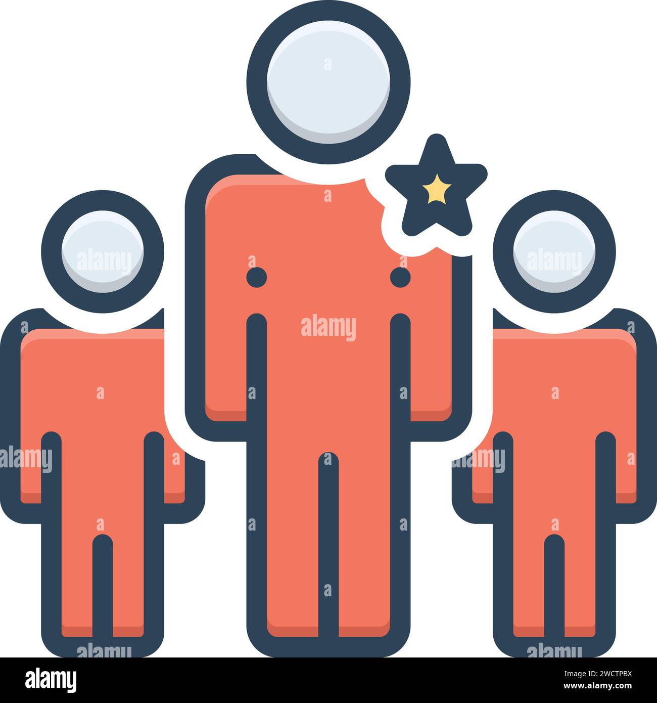 Icon for Seniority ,Superiority Stock Vector Image & Art - Alamy