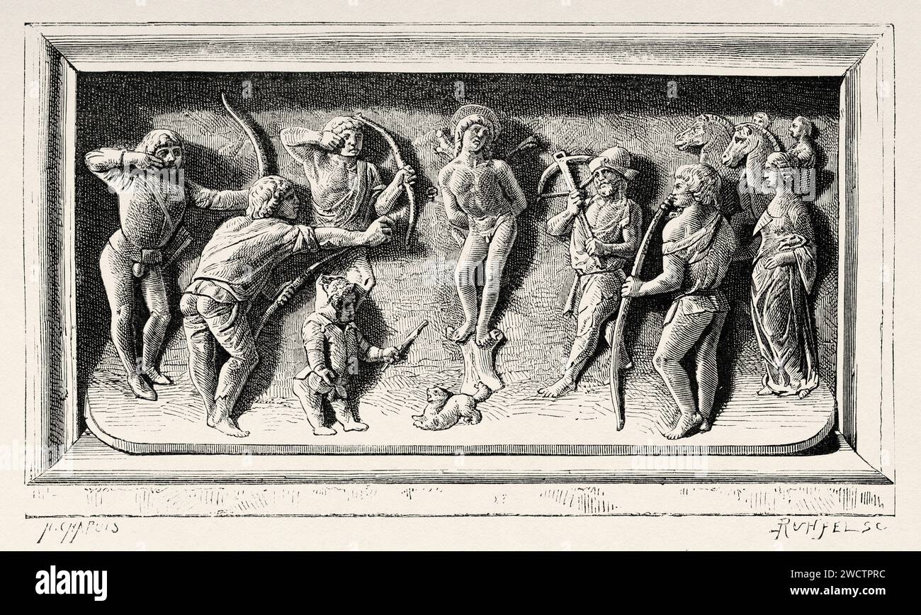 Altar of Saint Regulus in the Cathedral of Lucca. Tuscany, Central ...