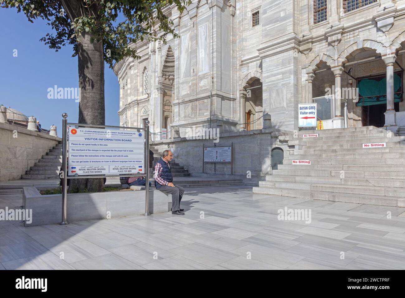 Istanbul, Turkey - October 20, 2023: Visitor Information Board With ...