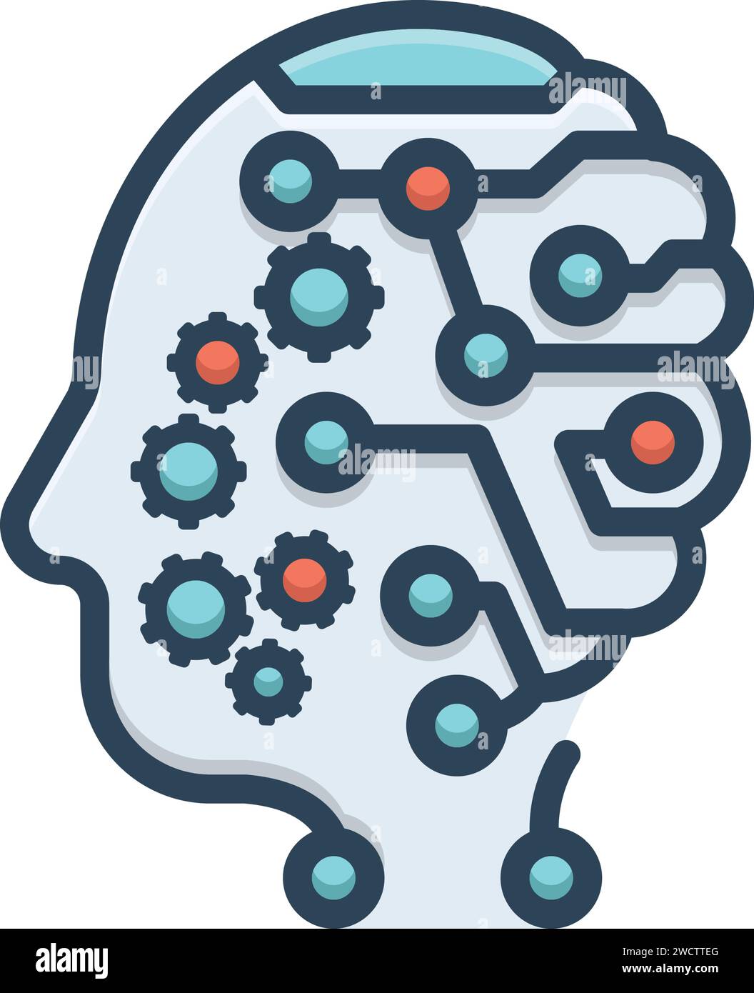 Icon for Mind ,headpiece Stock Vector Image & Art - Alamy