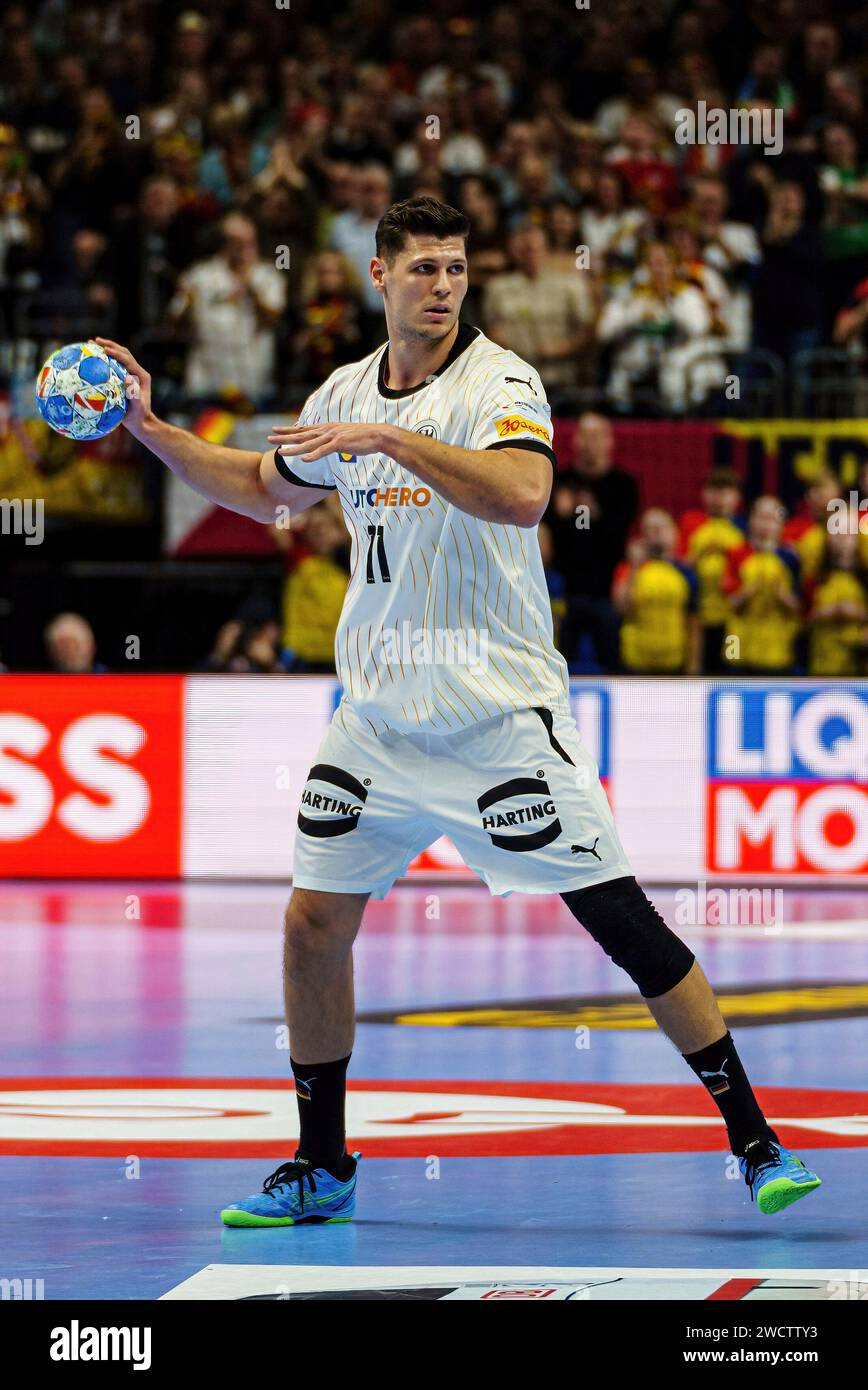 Berlin, Deutschland. 16th Jan, 2024. Sebastian Heymann (Deutschland ...