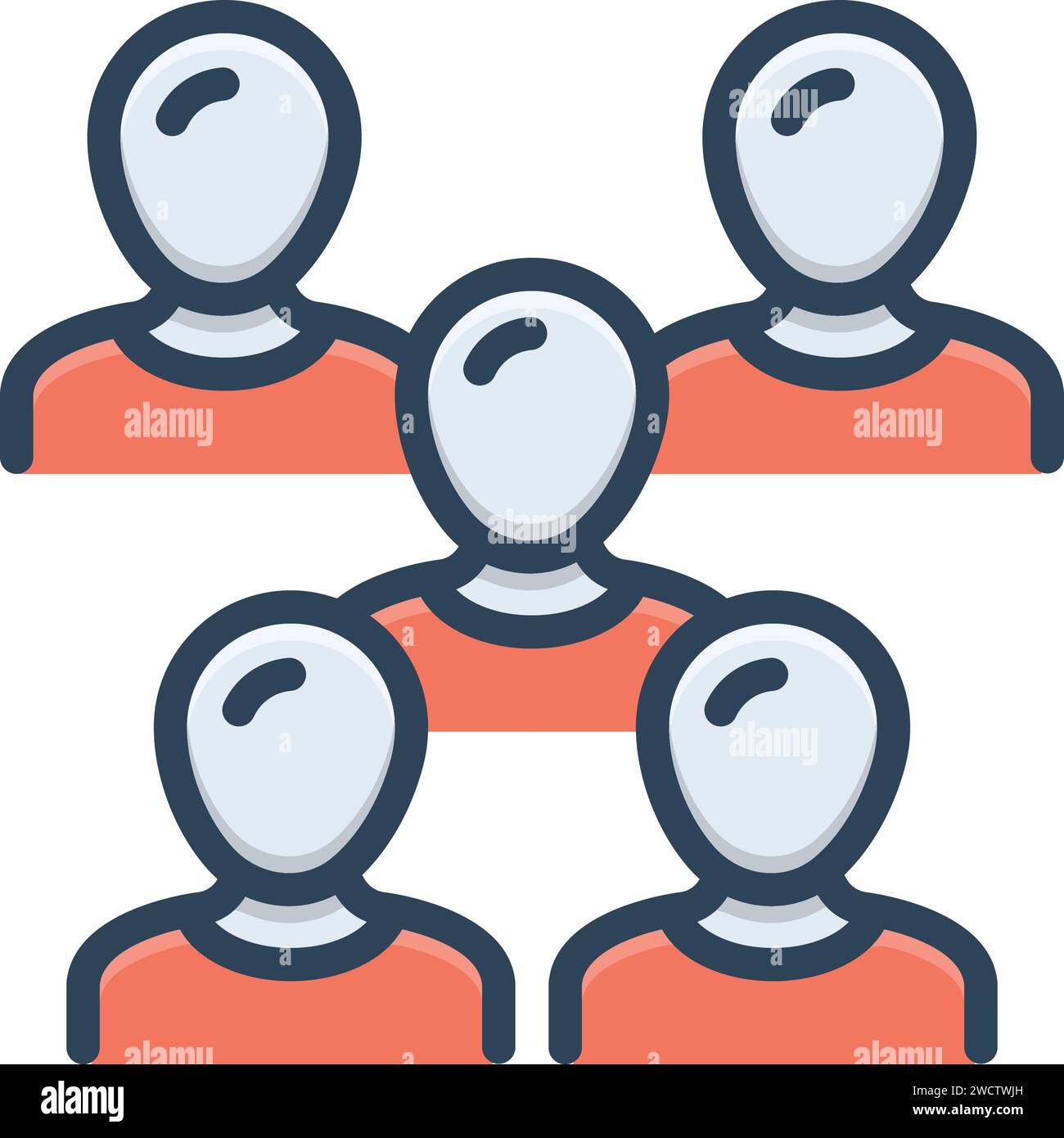 Throng vector vectors hi-res stock photography and images - Alamy