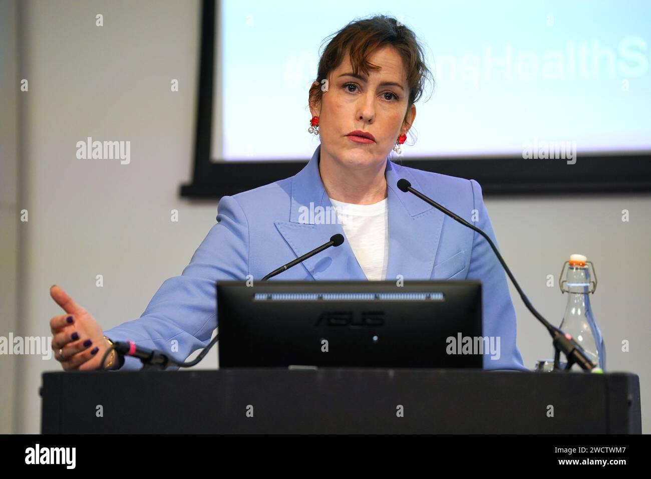 Health Secretary Victoria Atkins delivers a keynote speech on women's ...