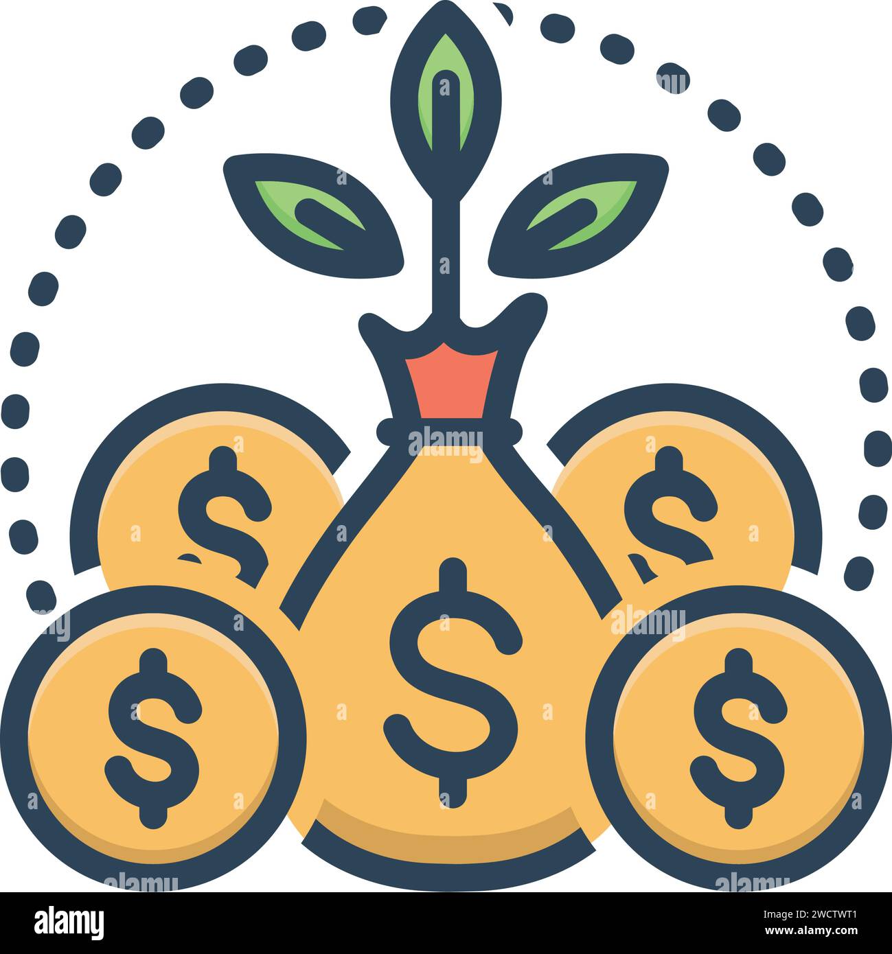 Profitability icon hi-res stock photography and images - Alamy