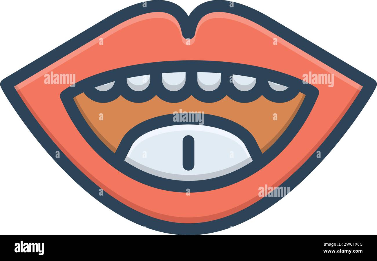 Icon for Mouth,face Stock Vector Image & Art - Alamy