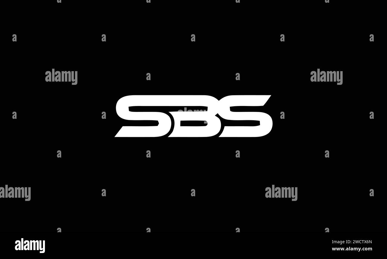 Alphabet letters monogram icon logo SBS Stock Vector Image & Art - Alamy