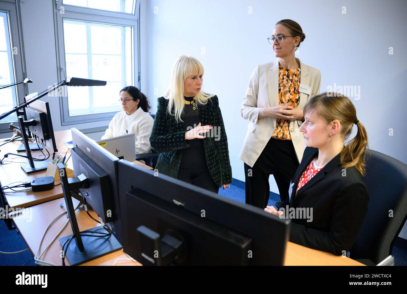Berlin, Germany. 17th Jan, 2024. Iris Spranger (SPD), Berlin Senator ...