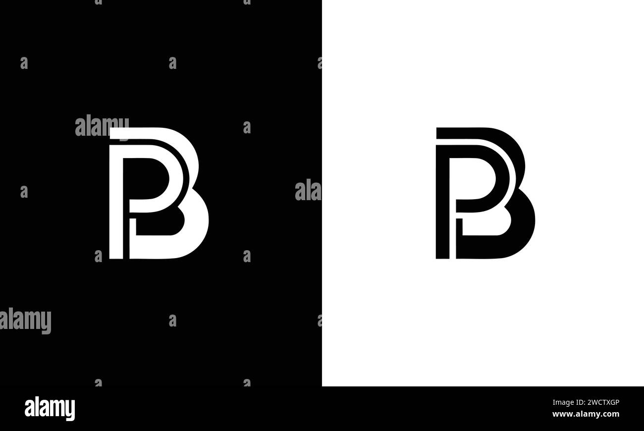 PB initial logo monogram designs modern vector template Stock Vector ...