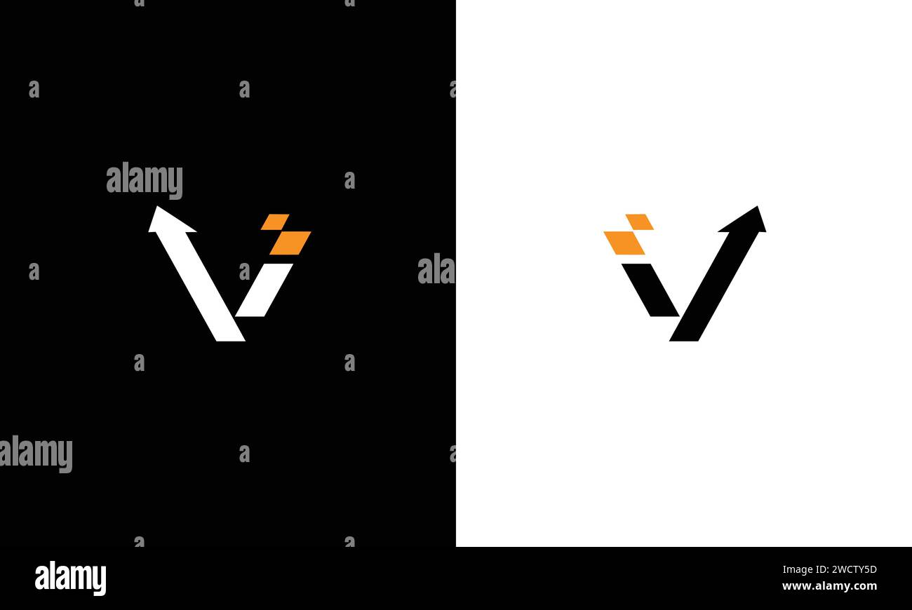 Alphabet letters Initials Monogram logo IV, VI, I and V Stock Vector Image & Art - Alamy