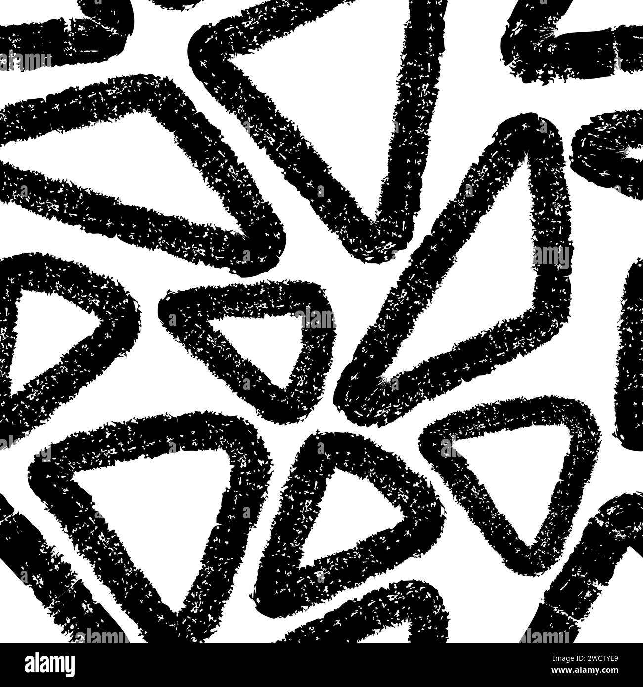 Seamless pattern of Vector charcoal triangles or rhombus ...