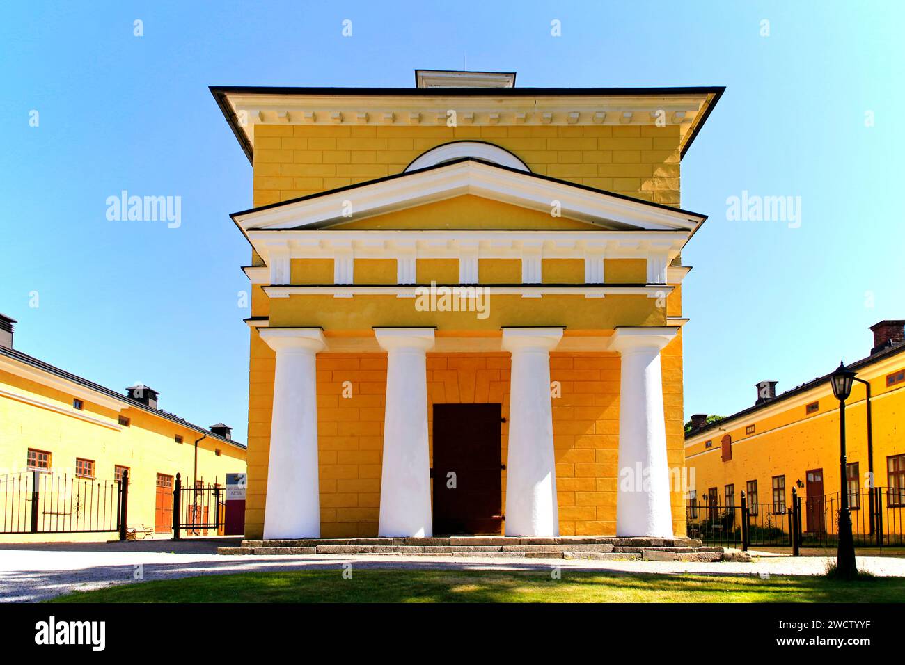 Wiurila Manor homestead designed by C. L. Engel, built 1835–1845, with ...