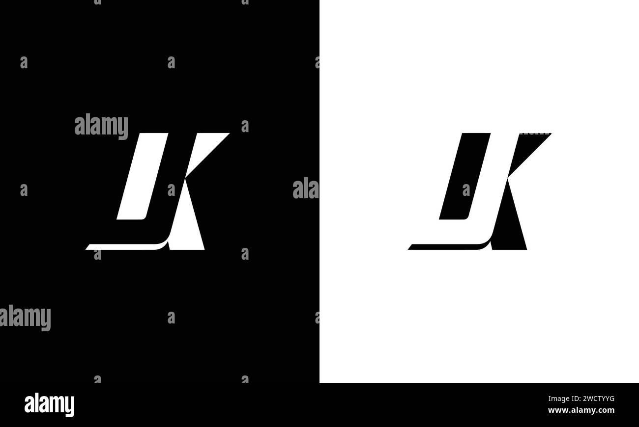 KJ JK initial monogram logo design Stock Vector Image & Art - Alamy