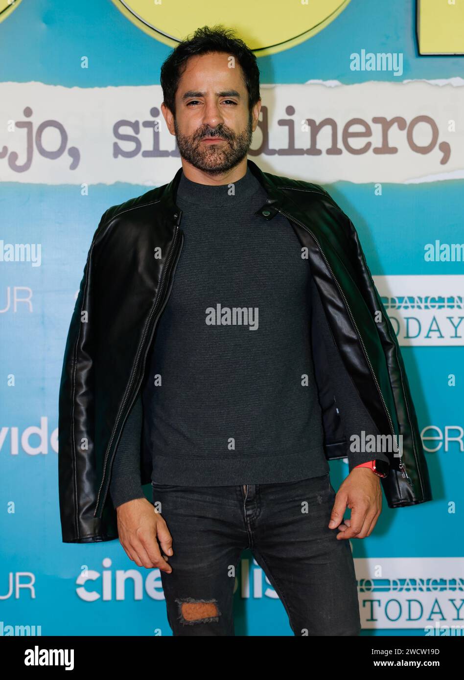 Mexico City, Mexico. 16th Jan, 2024. Aaron Balderi is attending the red ...