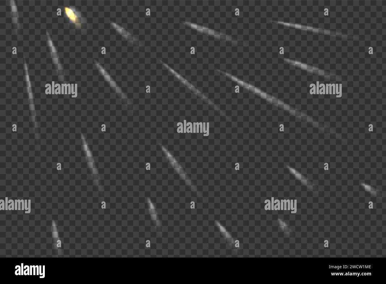White angle prism rainbow light. Sun rays overlay effect Stock Vector ...