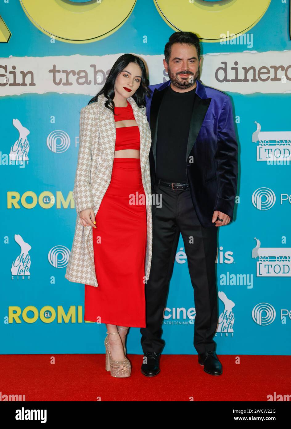 Mexico City, Mexico. 16th Jan, 2024. Jose Eduardo Derbez and his ...