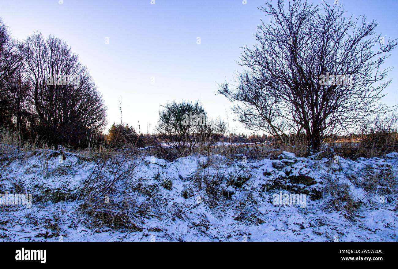 Snow landscape dundee hi-res stock photography and images - Alamy