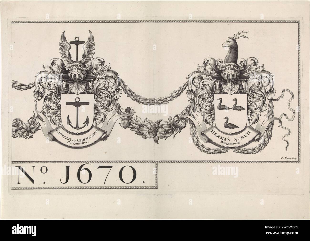 Top of the edge of the Great Hagen (right leaf), Christiaan Hagen ...