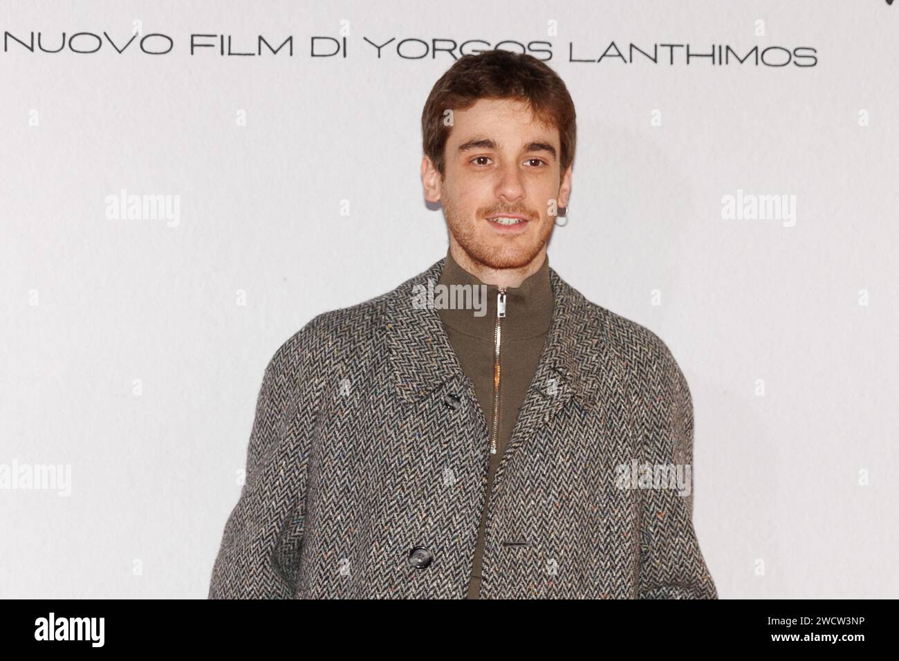 Italy. 16th Jan, 2024. Federico Cesare during the photocall of the ...