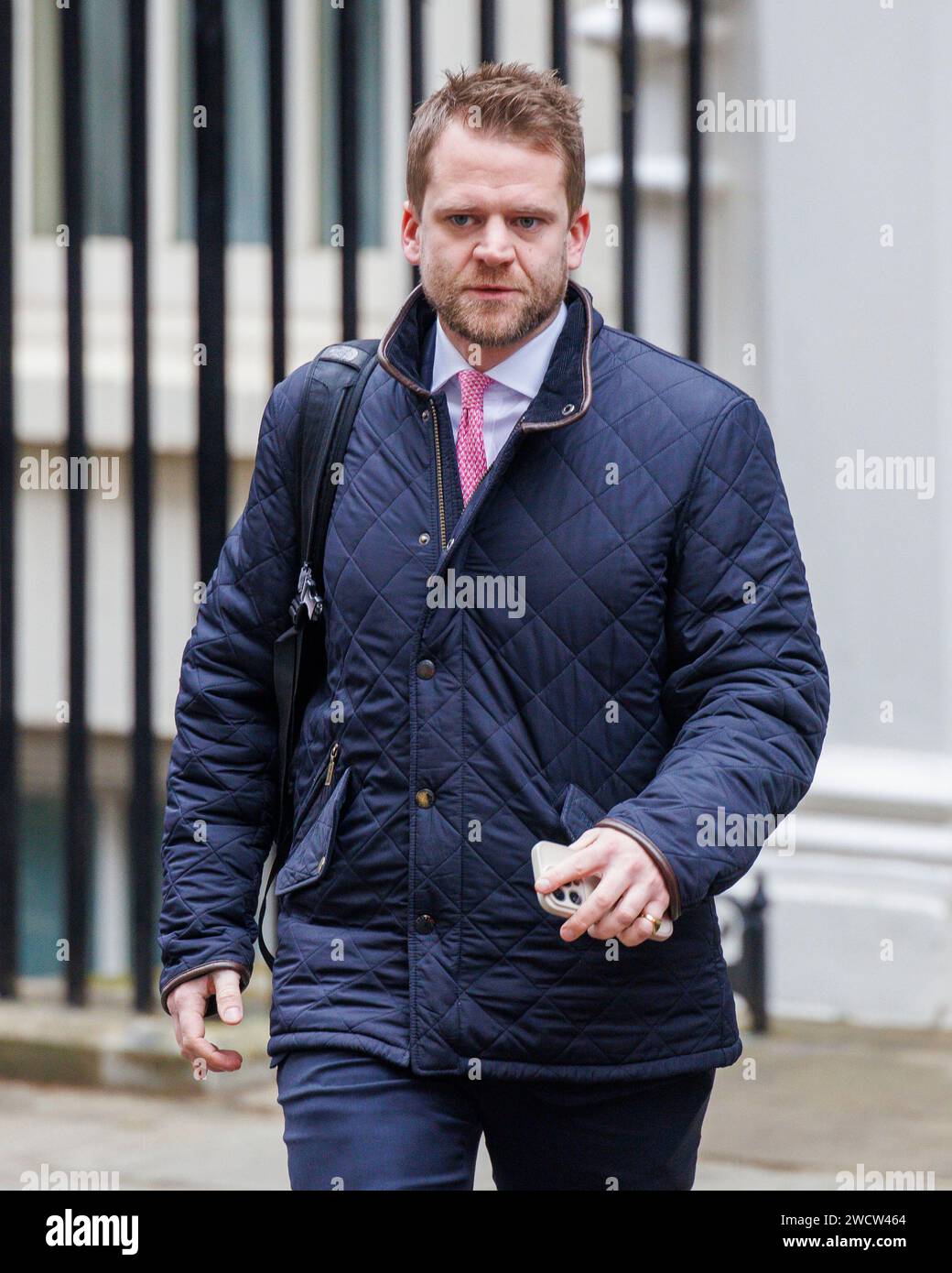 London, UK. 17th Jan, 2024. Rupert Yorke, special Advisor to Rishi ...