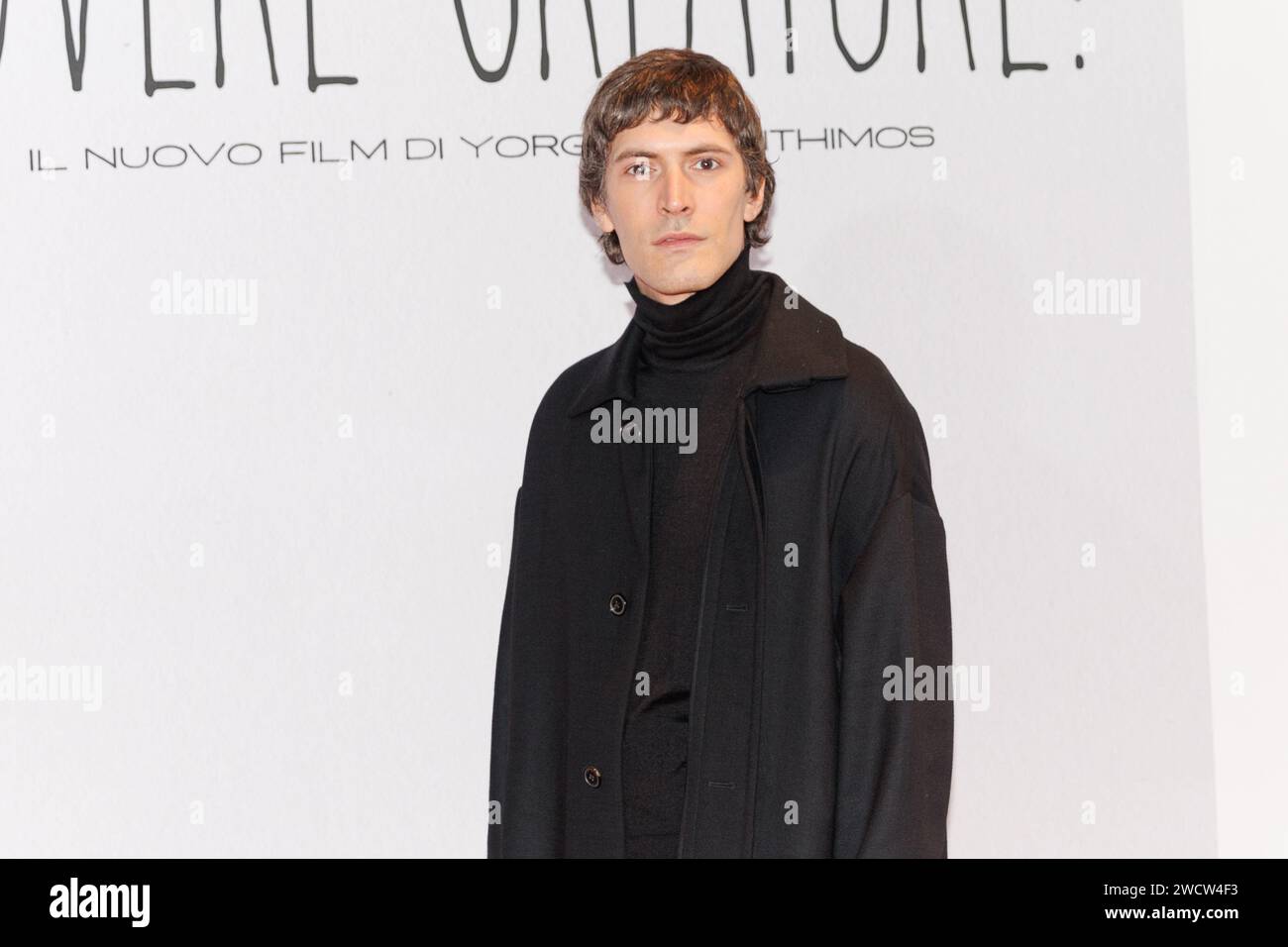 Italy. 16th Jan, 2024. Giovanni Caccamo during the photocall of the ...