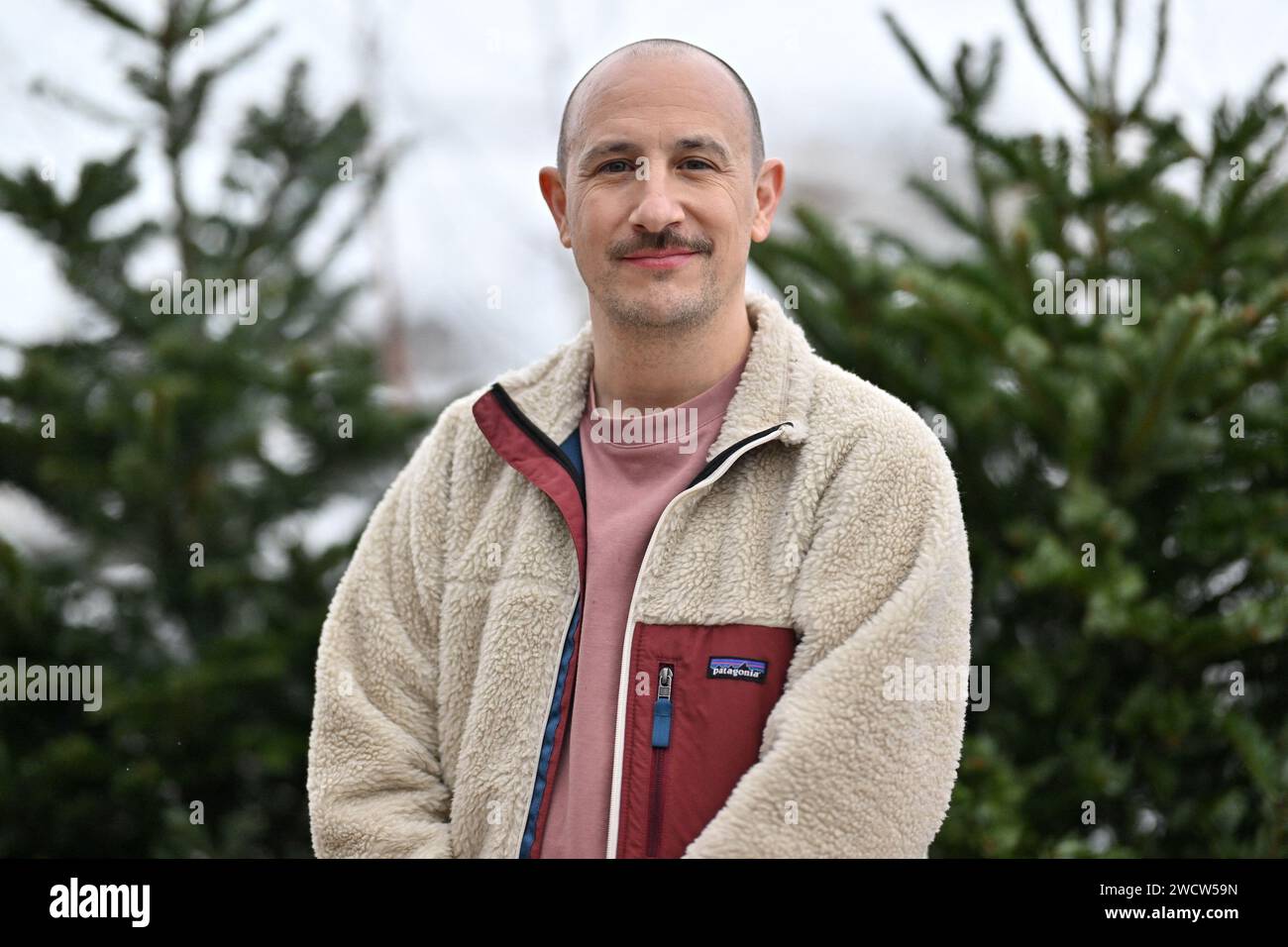 Adrien Menielle attending the photocall of the movie Nous Les Leroy ...