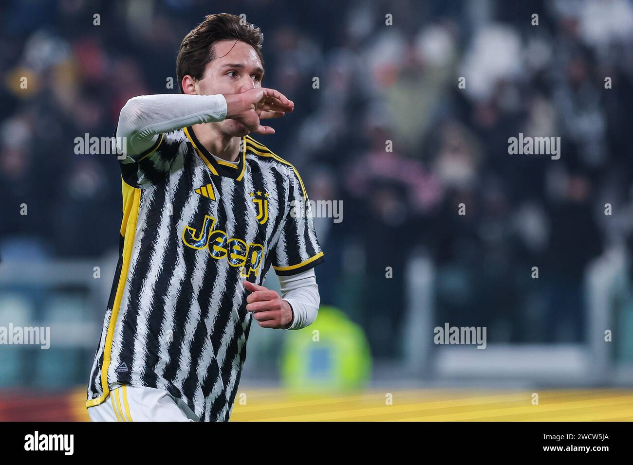 Federico chiesa celebrates hi-res stock photography and images - Alamy