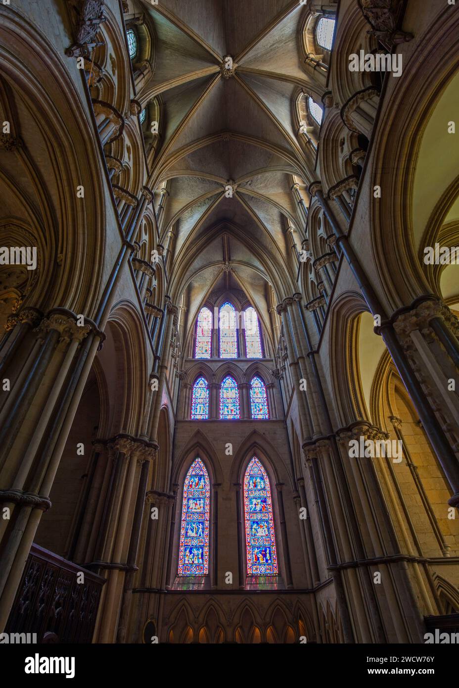 Lincoln Lincolnshire England Low Angle View Of The Southeast