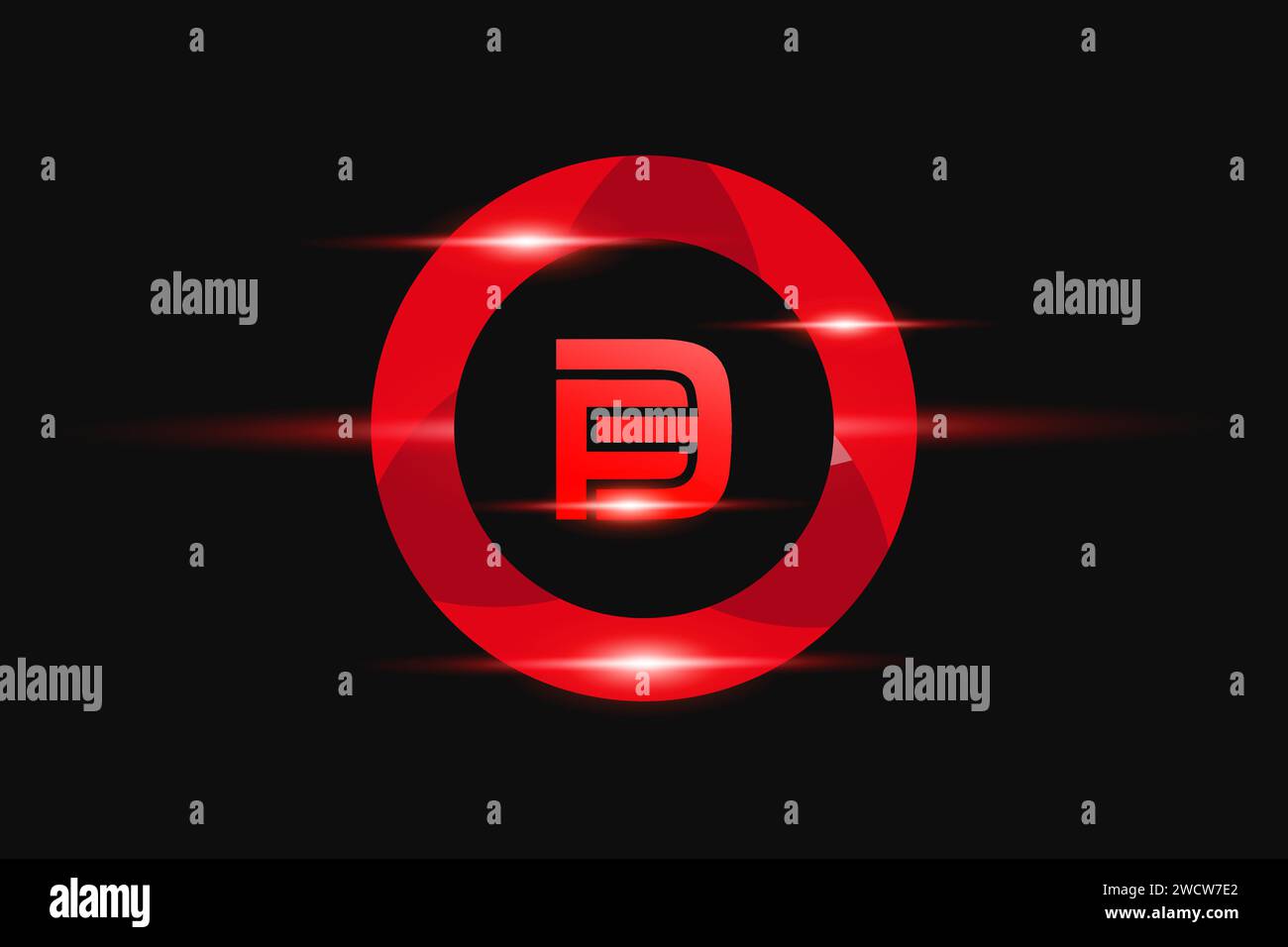 EF Red logo Design. Vector logo design for business Stock Vector Image ...