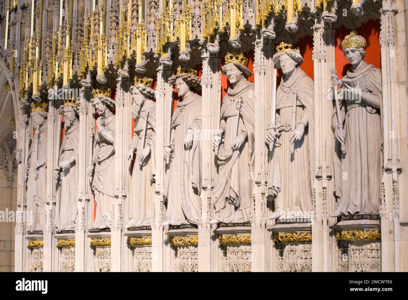 York, North Yorkshire, England. The Kings' Screen, a stunning 15th ...