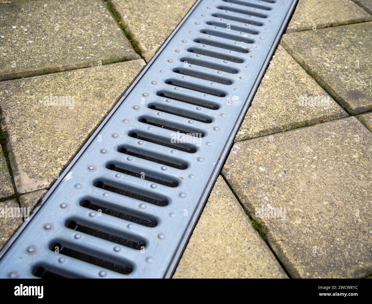 Laying sidewalk drainage tile hi-res stock photography and images - Alamy
