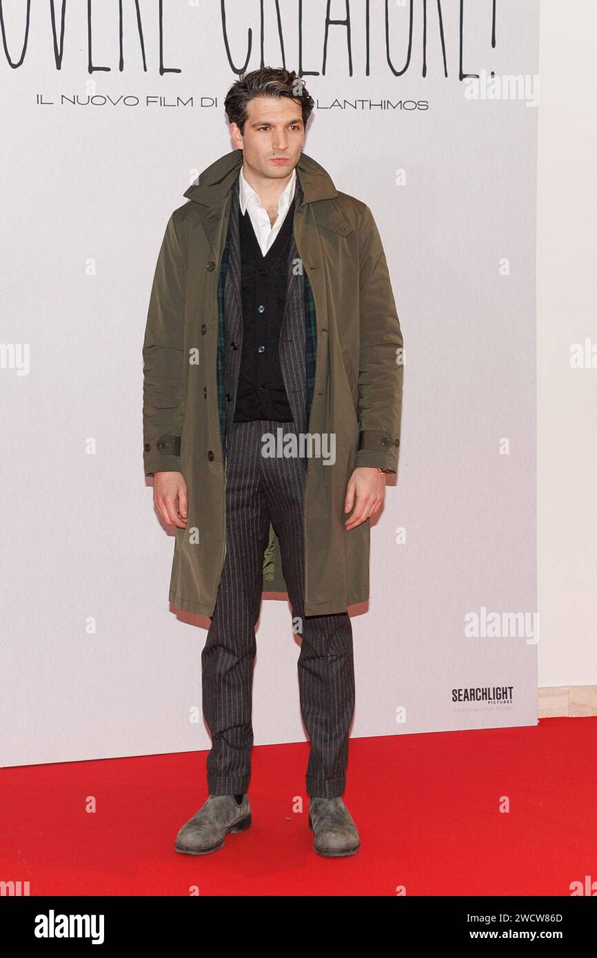 News - Photocall Movie Povere Creature Filippo Scarafia during the ...