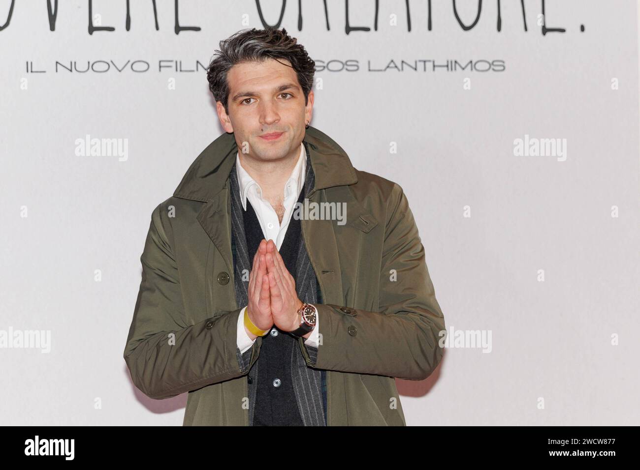 News - Photocall Movie Povere Creature Filippo Scarafia during the ...