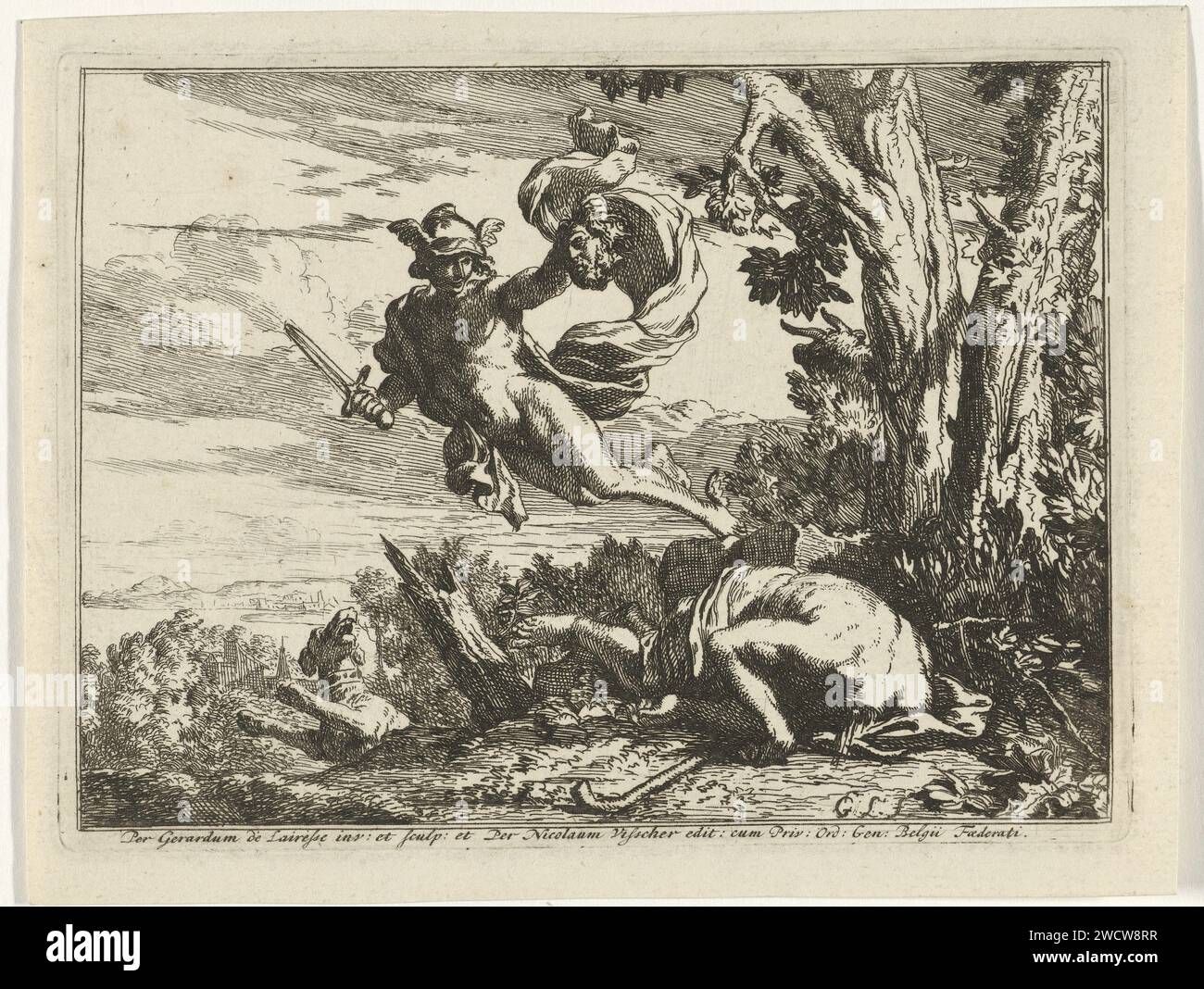 Mercury with the severed head of Argus, Gerard de Lairesse, 1670 - 1672 ...
