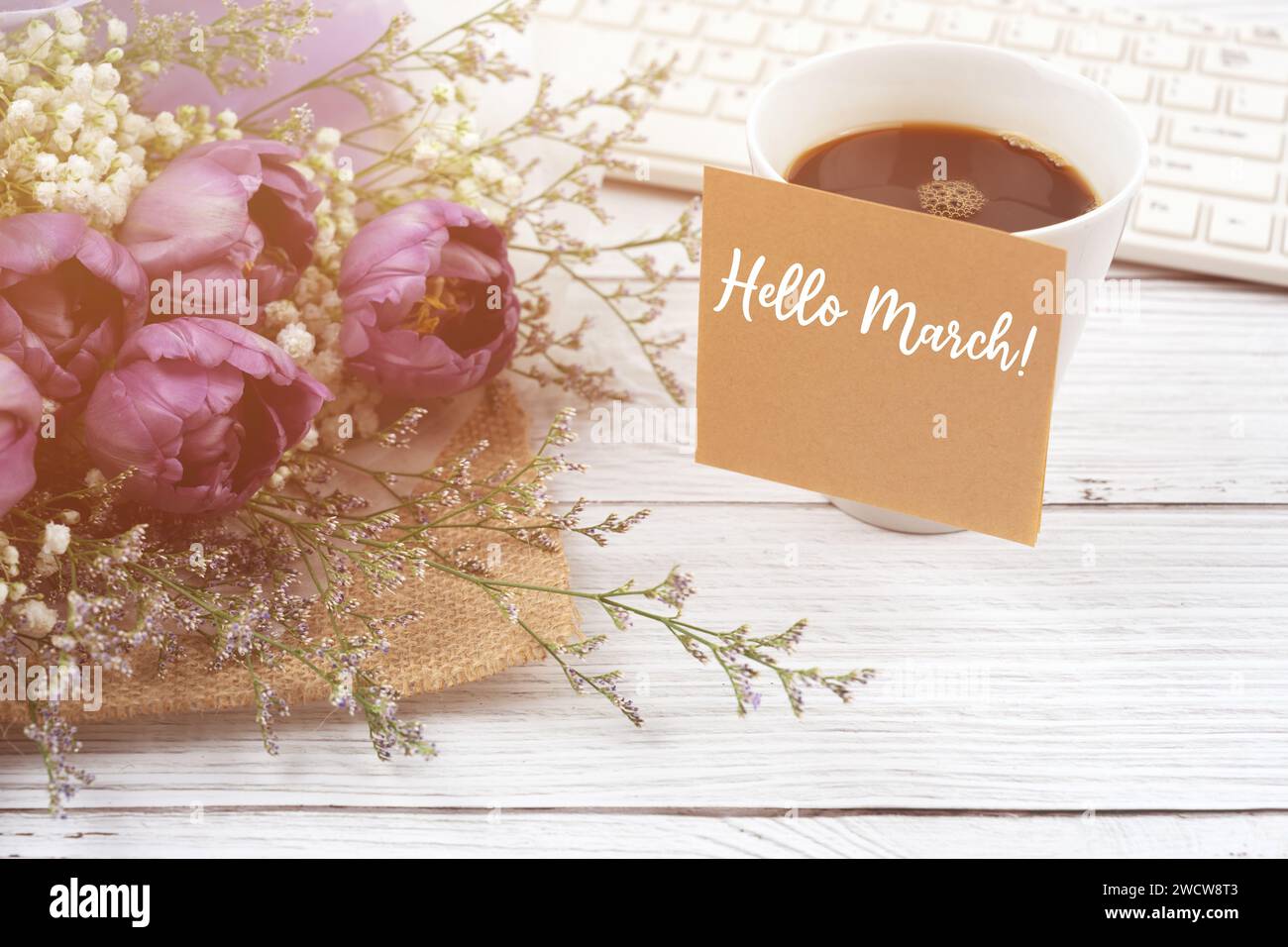 Hello march hi-res stock photography and images - Alamy