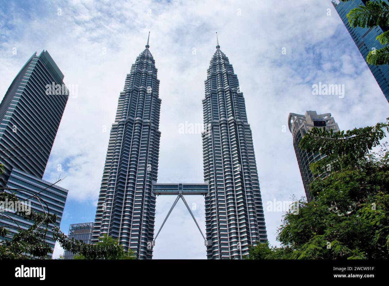 KLCC Park with Petronas Towers Stock Photo - Alamy