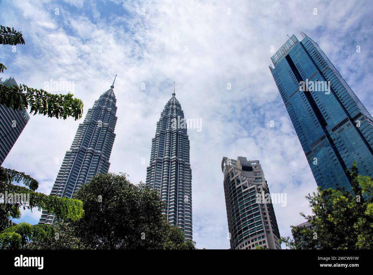 KLCC Park with Petronas Towers Stock Photo - Alamy