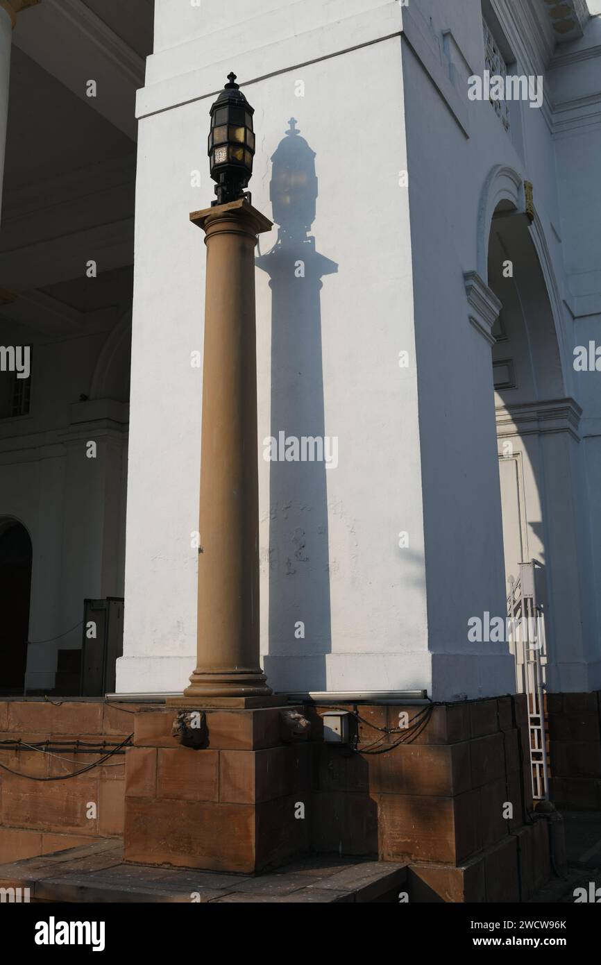 Lamp post of the West Bengal Legislative Assembly or Paschim Banga ...