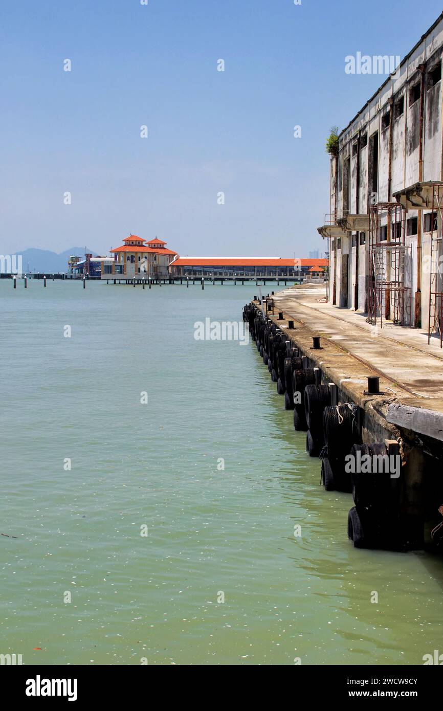 Swettenham Pier Cruise Terminal in Georgetown, Penang, Malaysia Stock ...