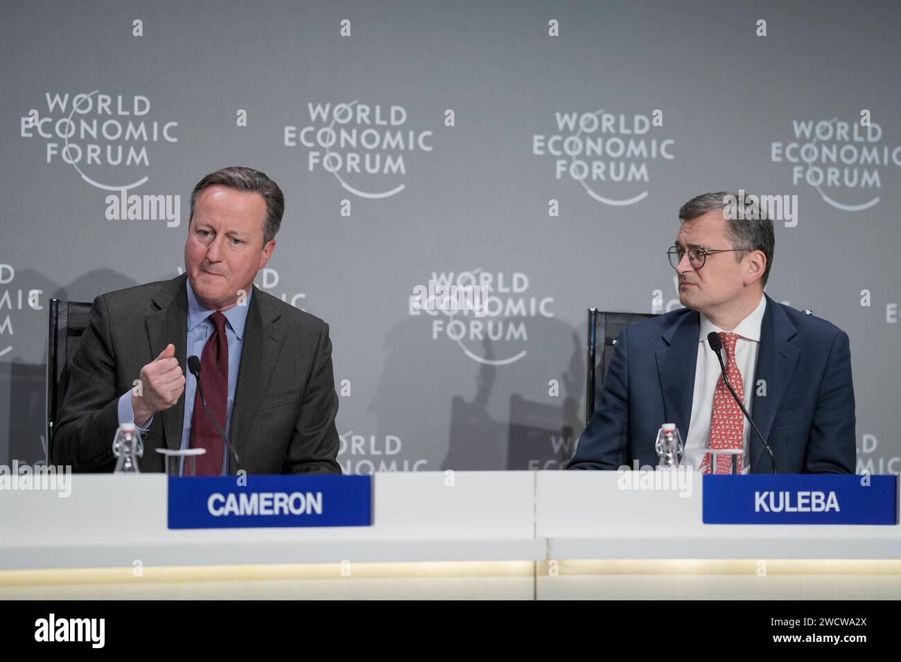 Britain's Foreign Secretary David Cameron, left, and Ukraine's Foreign ...