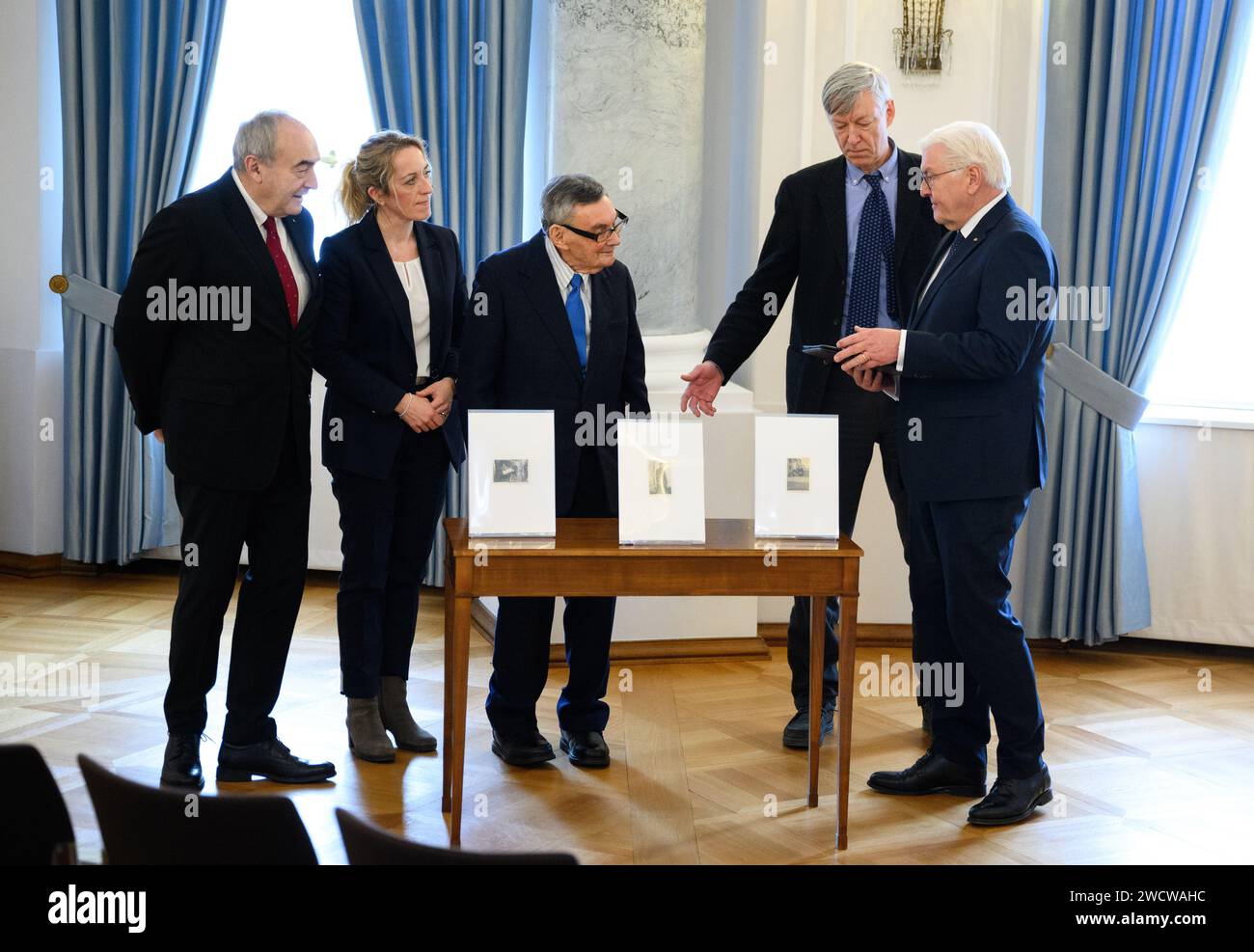 Berlin, Germany. 17th Jan, 2024. Zygmunt Stepinski (l-r), Director of ...